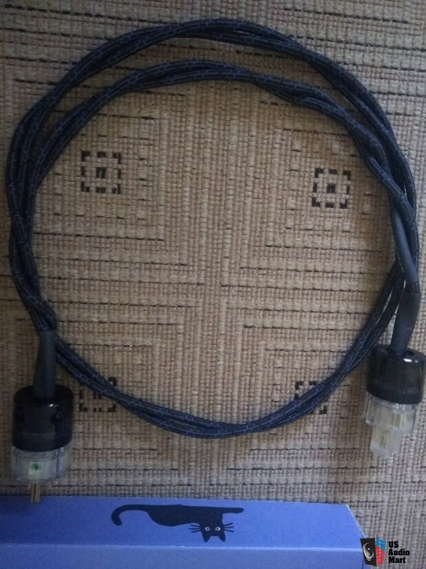 Black Cat Silver Star power cables 1.5 meter For Sale - US Audio Mart