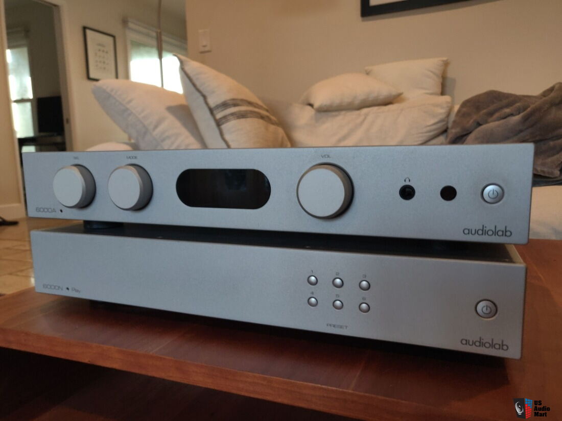 Audiolab 6000A integrated amplifier and 6000N streamer Photo #3511701 ...