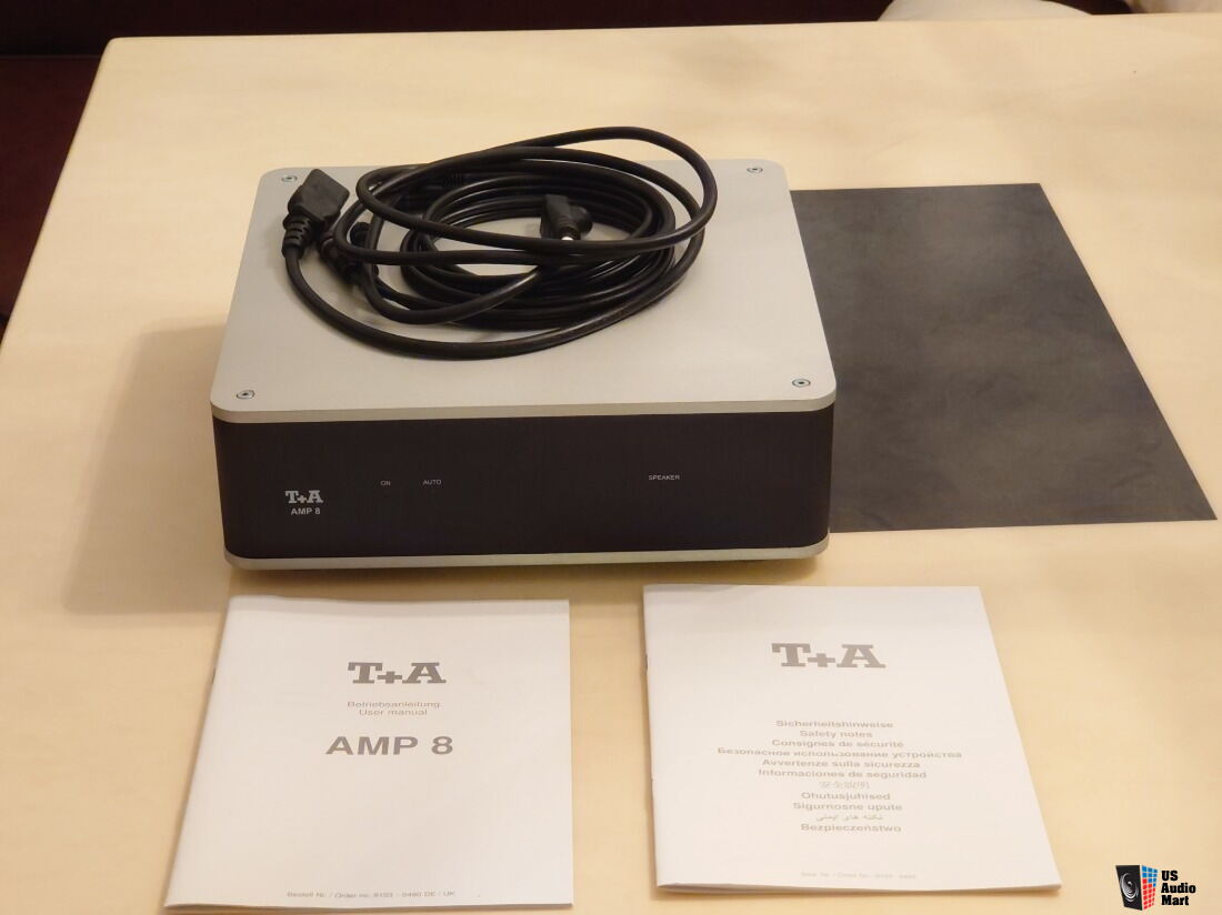 FOR SALE: T+A Amp 8 - Solid State Power Amplifier (8 Ohms / 4 Ohms 80 ...