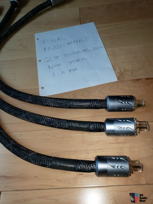 Cerious Technologies SET OF THREE 3-foot Graphene Matrix Power Cords ...