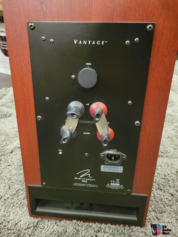 Martin Logan Vantage Electrostats - Dark Cherry Photo #3514461 - UK ...