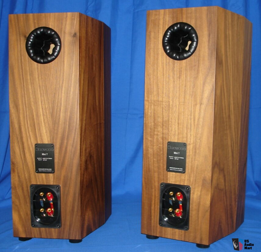 Bryston Mini T Loudspeakers In Gorgeous Walnut Finish! A Shelf/Stand ...