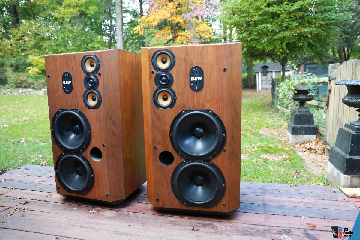 B&W 808 Speakers Bowers & Wilkins British Audiophile Rare Photo ...