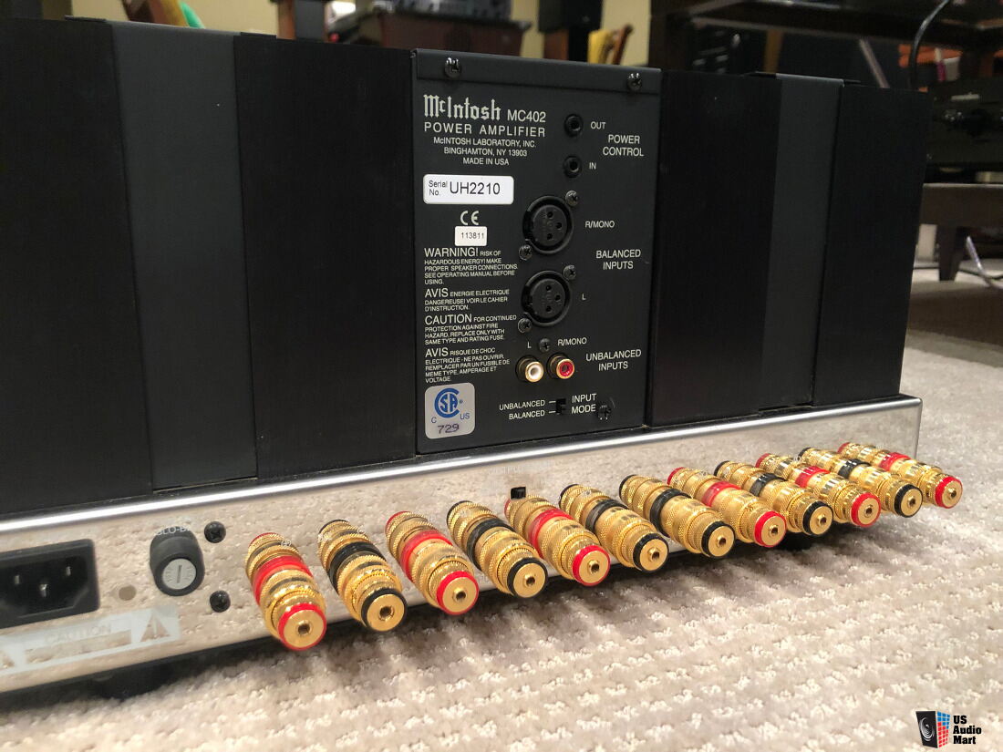 McIntosh MC402 power amplifer MC-402 Photo #3521870 - US Audio Mart
