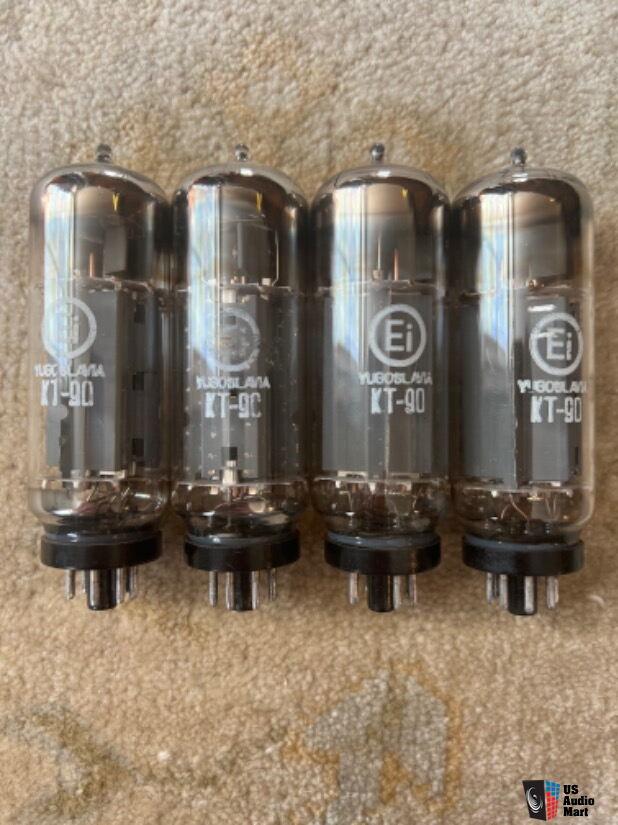 EI KT90 tubes (4) Yugoslavia with recent test results For Sale - US ...