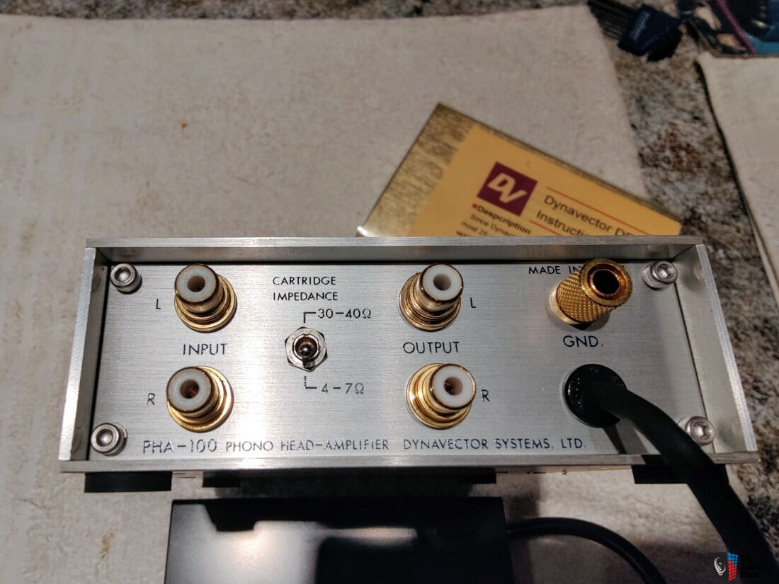 Dynavector DV-PHA-100 MC cart current based amplifier with used ...