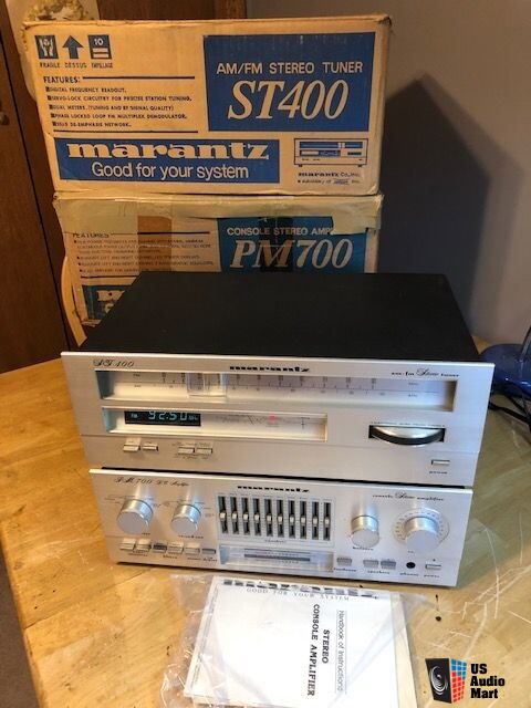 Marantz PM 700 integrated amp, ST 400 tuner complete w boxes For Sale ...