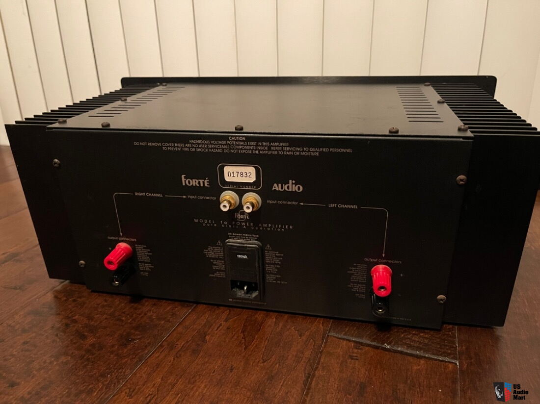 Forte Audio 1a Power Amplifier Class A Nelson Pass Photo #3542025 - UK ...