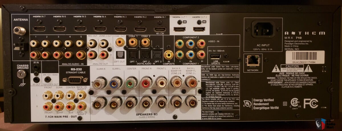 Anthem MRX-710 A/V Receiver Photo #3544637 - UK Audio Mart