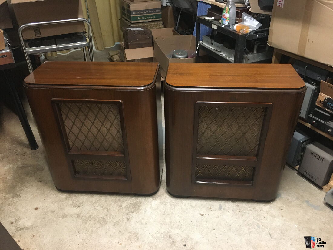 pair of late 1940's Jensen Imperial Type D cabinets with HNP-51 ...