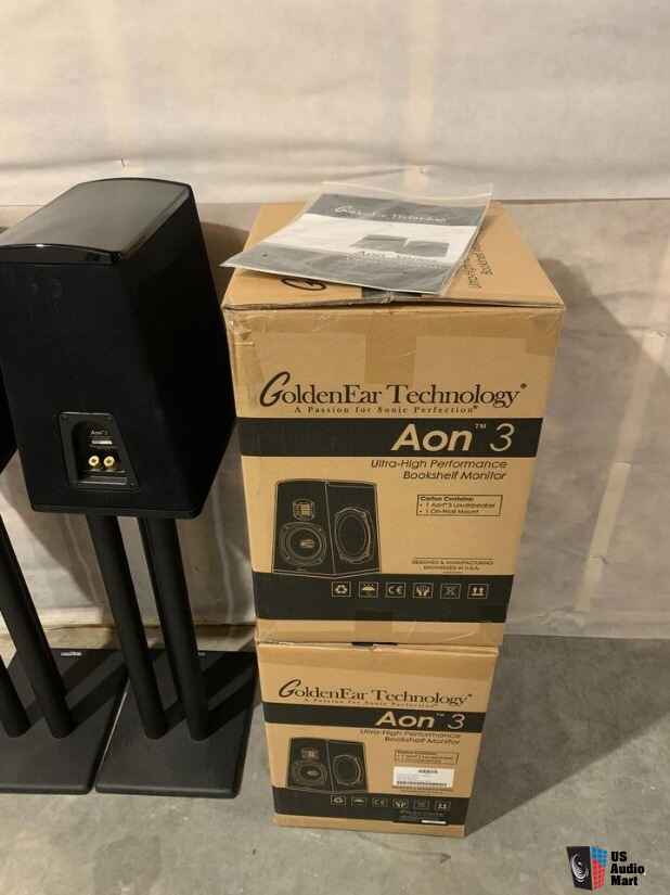 GoldenEar Aon 3 Bookshelf Speakers (Pair - Stands NOT Included) Photo ...