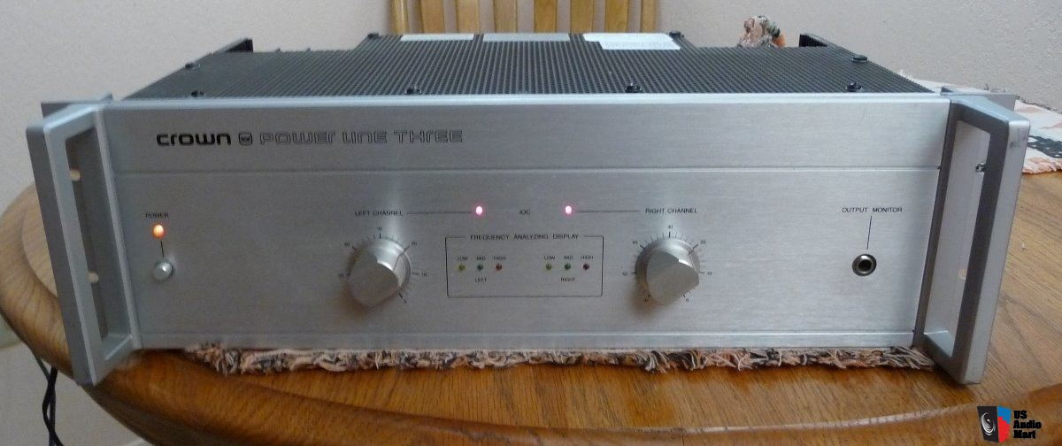 CROWN POWER LINE Amplifiers STEREO System and Revox CD Player For Sale ...