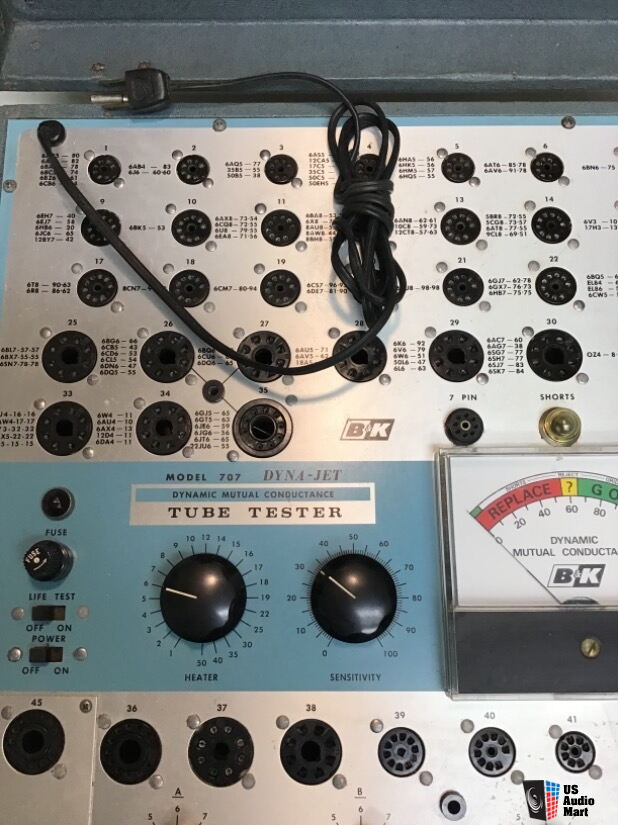 B&K 707 Dyna-Jet Tube Tester Photo #3557848 - UK Audio Mart
