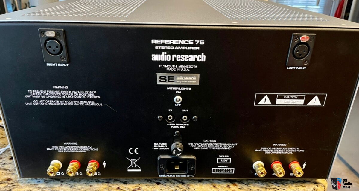 Audio Research Ref 75SE Stereo Tube Power Amp Photo #3558260 - Aussie ...