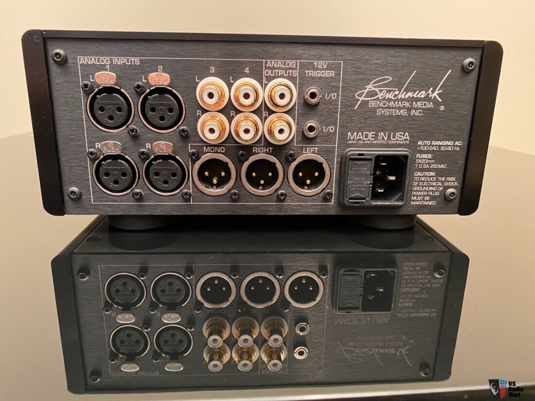 Benchmark Media LA4 Line Amplifier Preamplifier Black with remote Photo ...