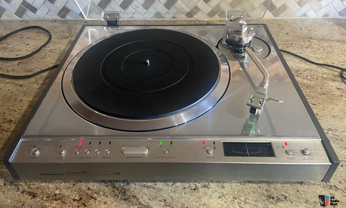 Pioneer PL630 Vintage Turntable AT MM cartridge VG/for parts/repair ...