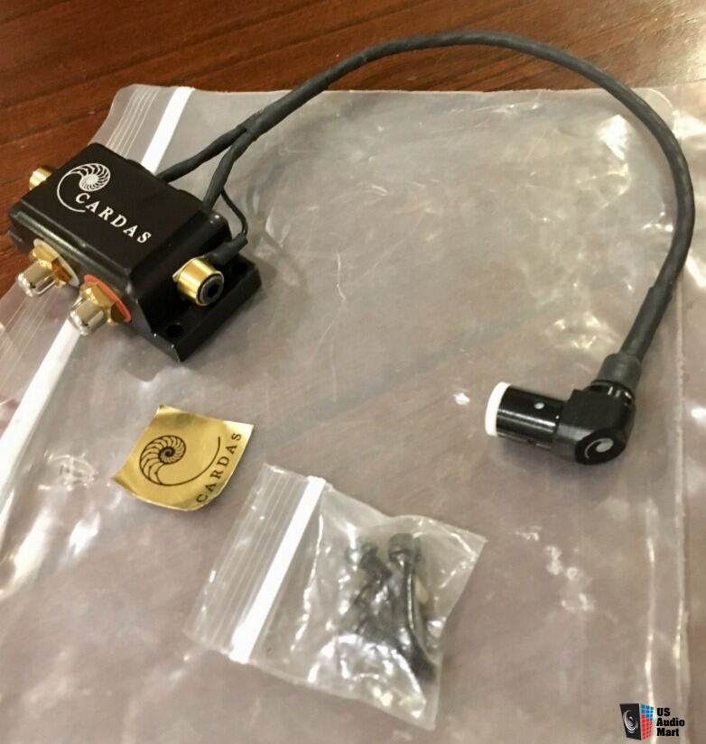 Cardas phono interface box (CPTB-RT) with right angle DIN Photo ...