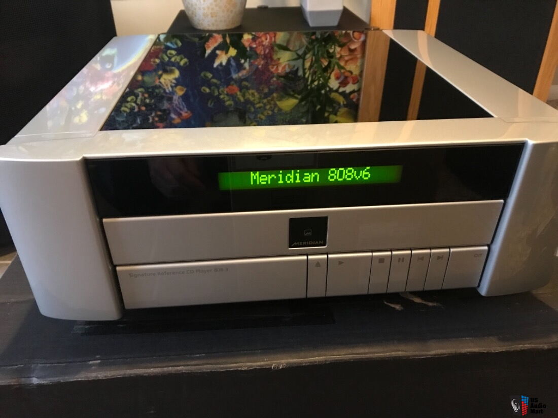 Meridian 808 V6 Reference CD Player/Preamp/DAC In Ferrari Metallic ...