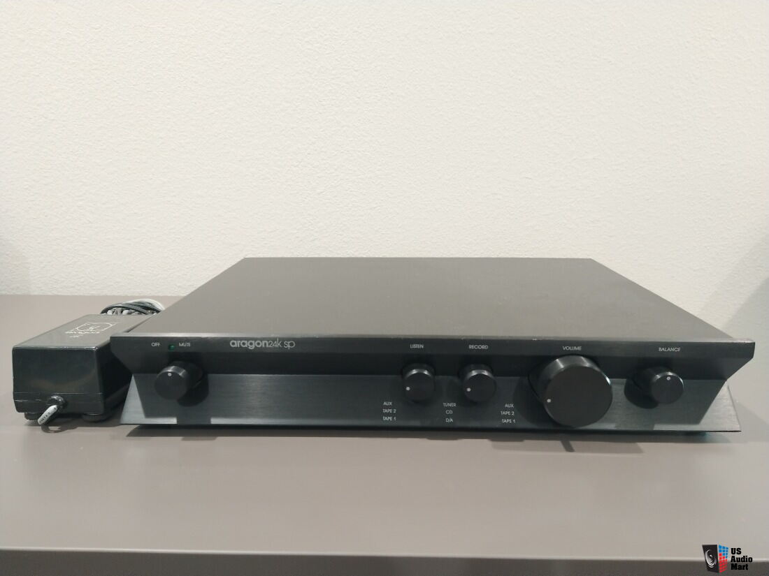 Aragon 24K SP Stereo Preamp Preamplifier Pre-amplifier w/ External ...