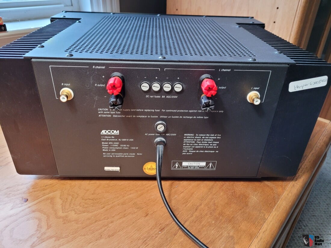 Adcom GFA 5500 first generation made in USA Original Owner REDUCED ...