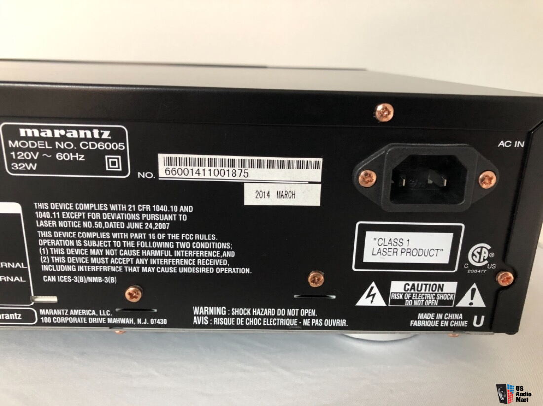 Marantz 6005 CD Player Photo #3576951 - US Audio Mart
