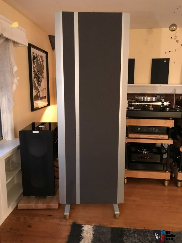 Magnepan Magneplanar 20.7 speakers with Mye stands in silver Photo ...