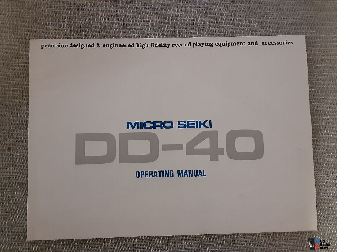 Micro Seiki DD40 Photo #3595579 - US Audio Mart