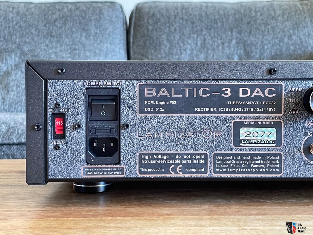 ZERO WAIT 3.5 Month Old Lampizator Baltic 3 DAC Warranty until 2026 ...