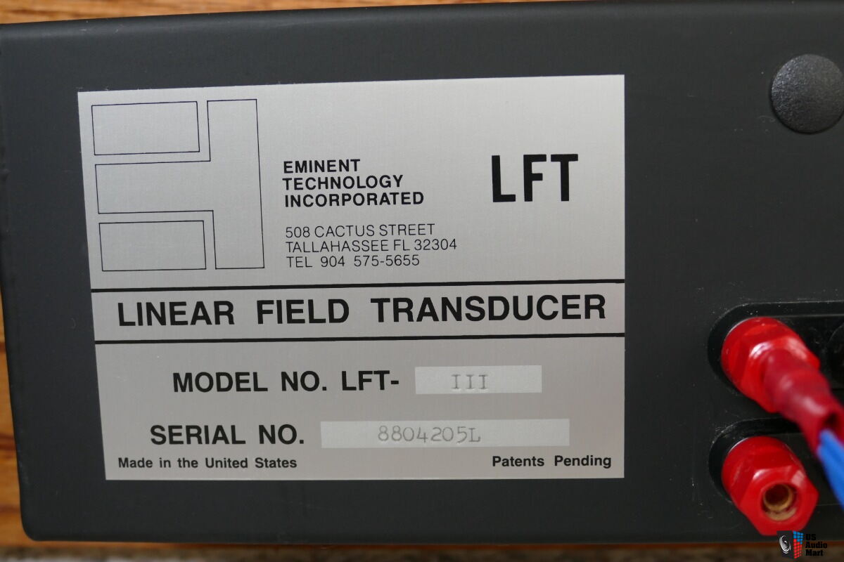 Eminent Technology LFT-III Magnetic Planar Speakers Photo #3600937 - US ...