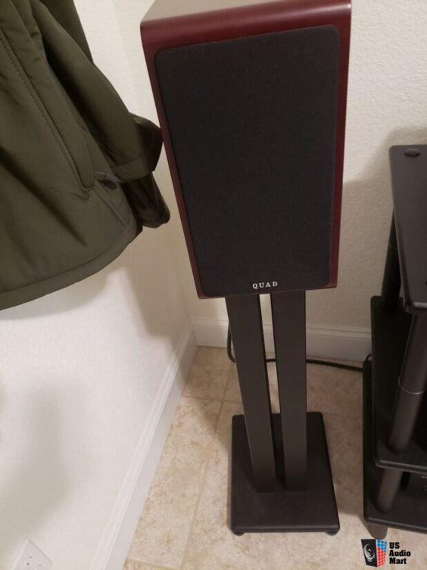 Quad s2 bookshelf speakers Sapele Mahogony Photo #3605906 - US Audio Mart