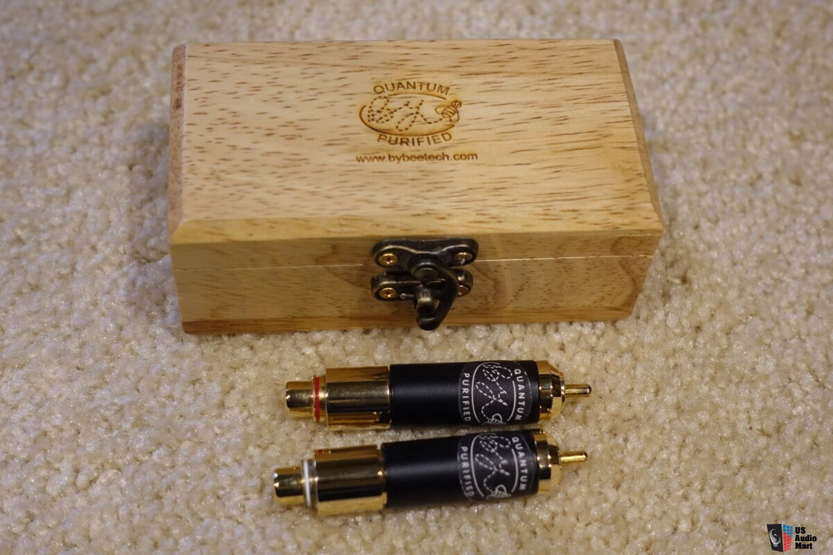 Bybee Quantum Purified Gold RCA Adapter Pair SALE PENDING Photo ...