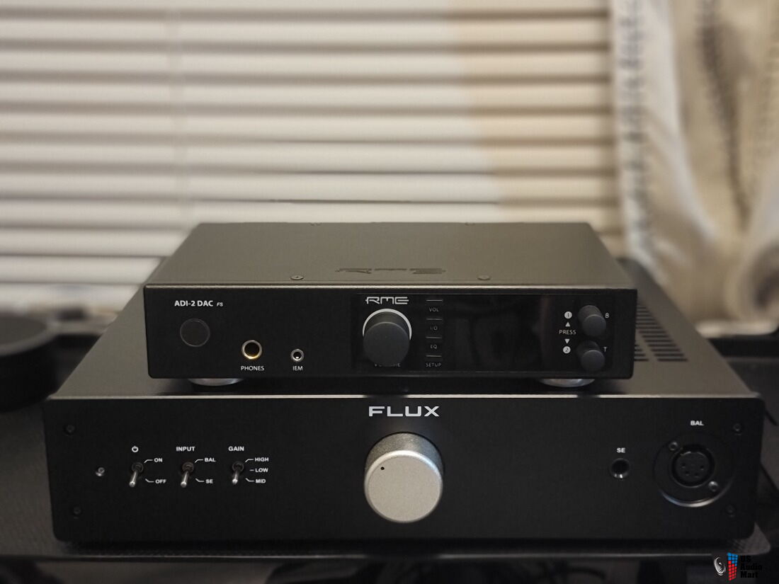 RME ADI-2 DAC + Flux FA-12S Headphone Amplifier For Sale - US Audio Mart