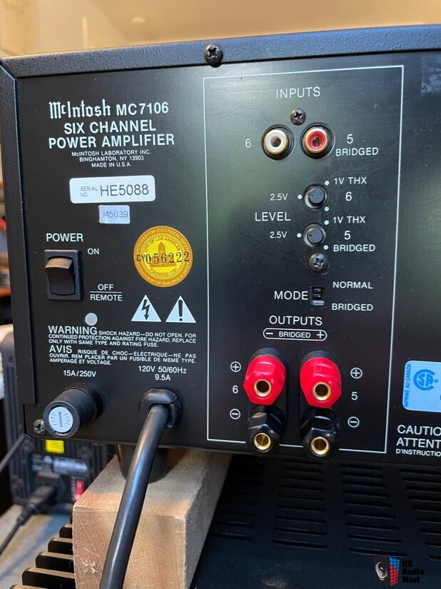 McIntosh MC7106 6 Channel Power Amplifier Photo #3612049 - US Audio Mart