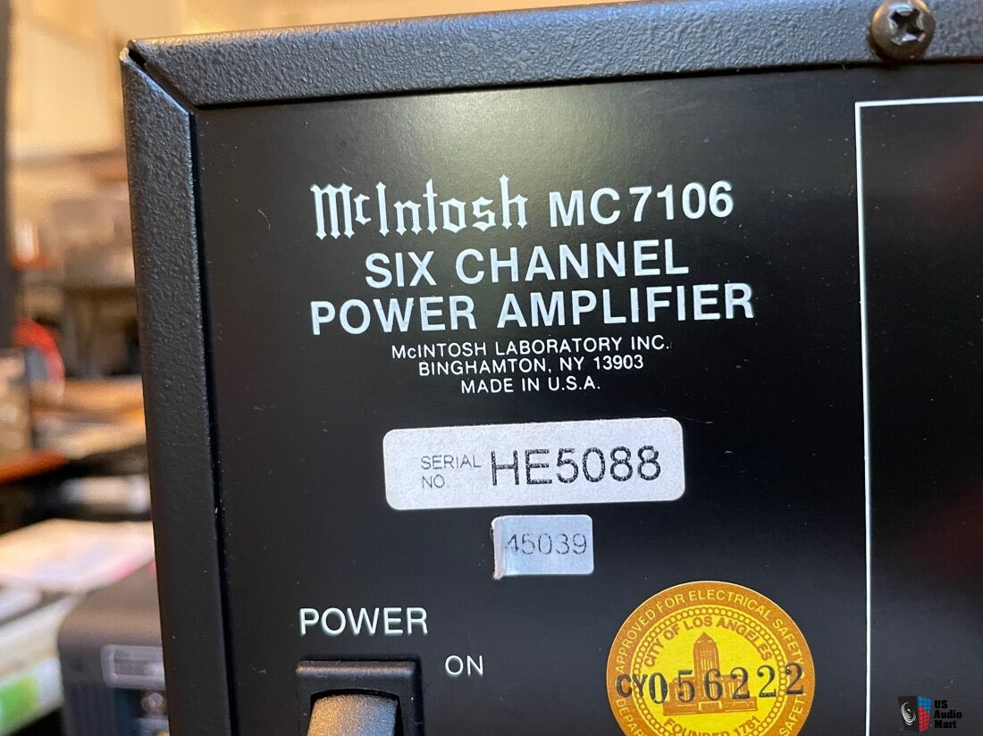 McIntosh MC7106 6 Channel Power Amplifier Photo #3612049 - US Audio Mart