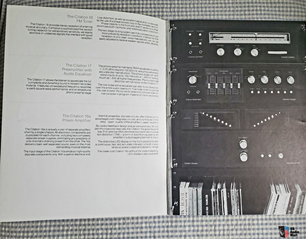Harman Kardon Citation Series Brochure 1978 Photo #3616987 - US Audio Mart