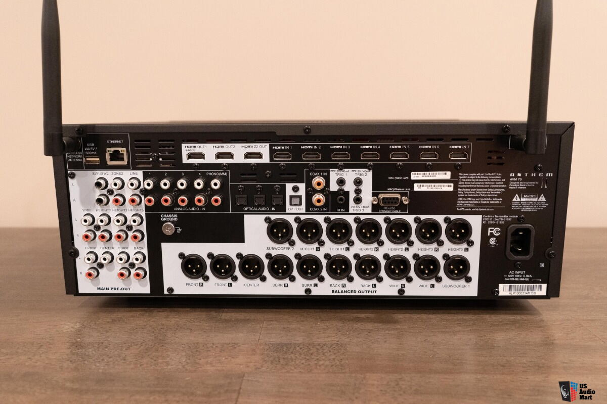Anthem AVM 70 Surround Sound Processor 15.2 Channel Photo #3624450 - US ...