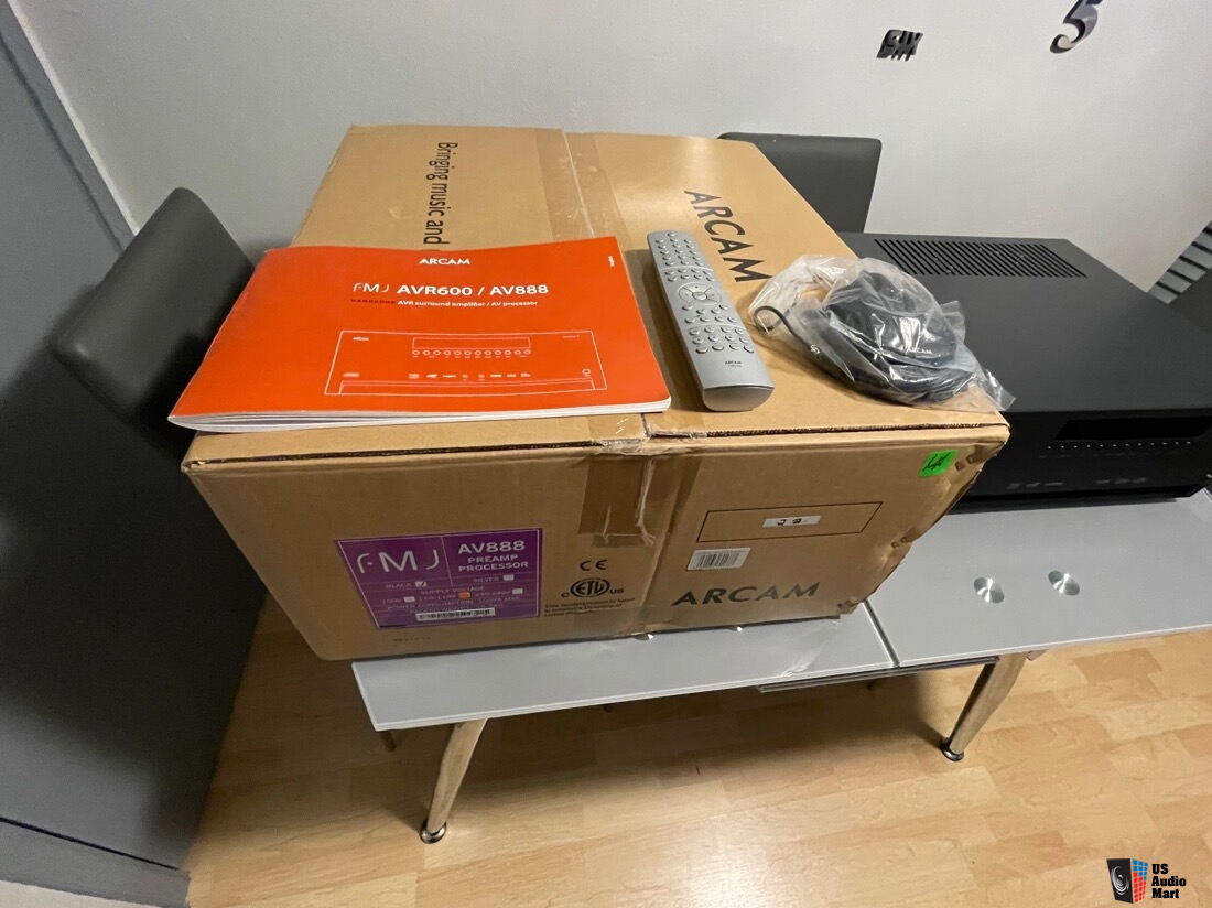 Arcam Preamp AV888 AV Processor w/Original Carton, Manual, Remote ...