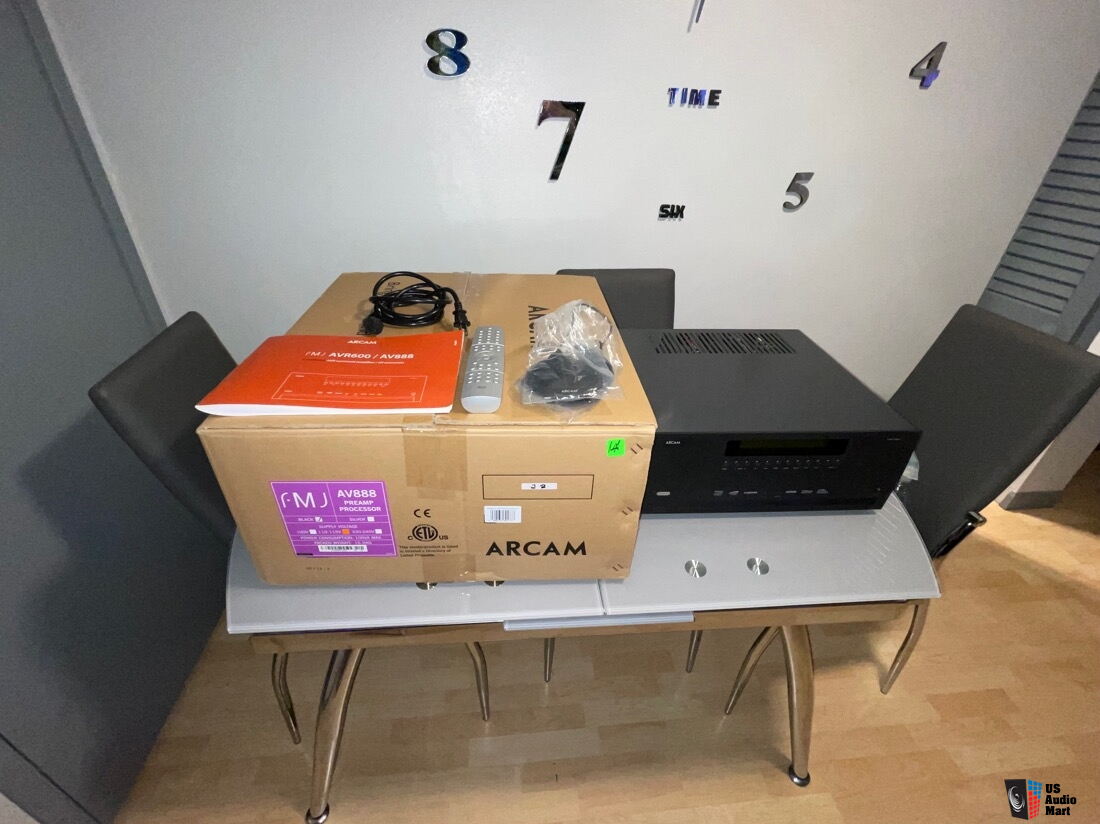 Arcam Preamp AV888 AV Processor w/Original Carton, Manual, Remote ...