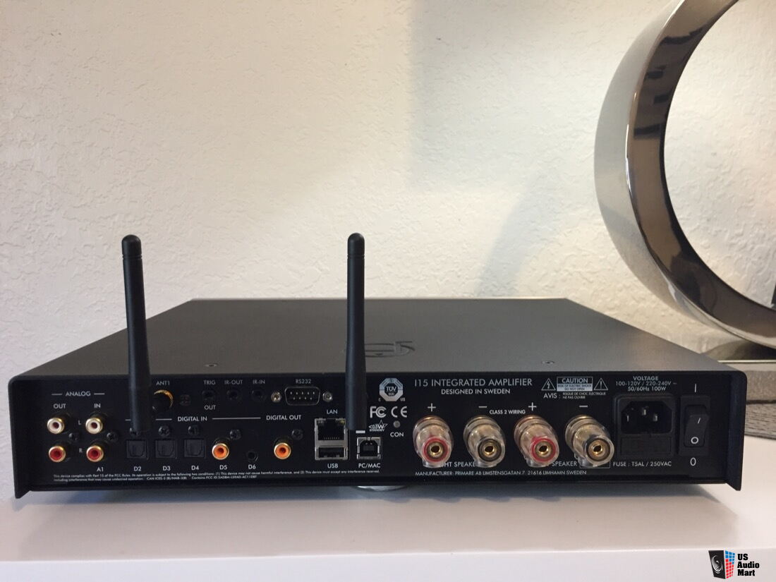 Primare I15 Prisma integrated amplifier with DAC, Wi-Fi, Bluetooth ...