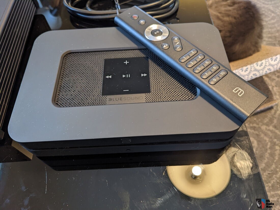 Bluesound Node 2i UPGRADED LPS + Remote ----- no PayPal fee For Sale ...