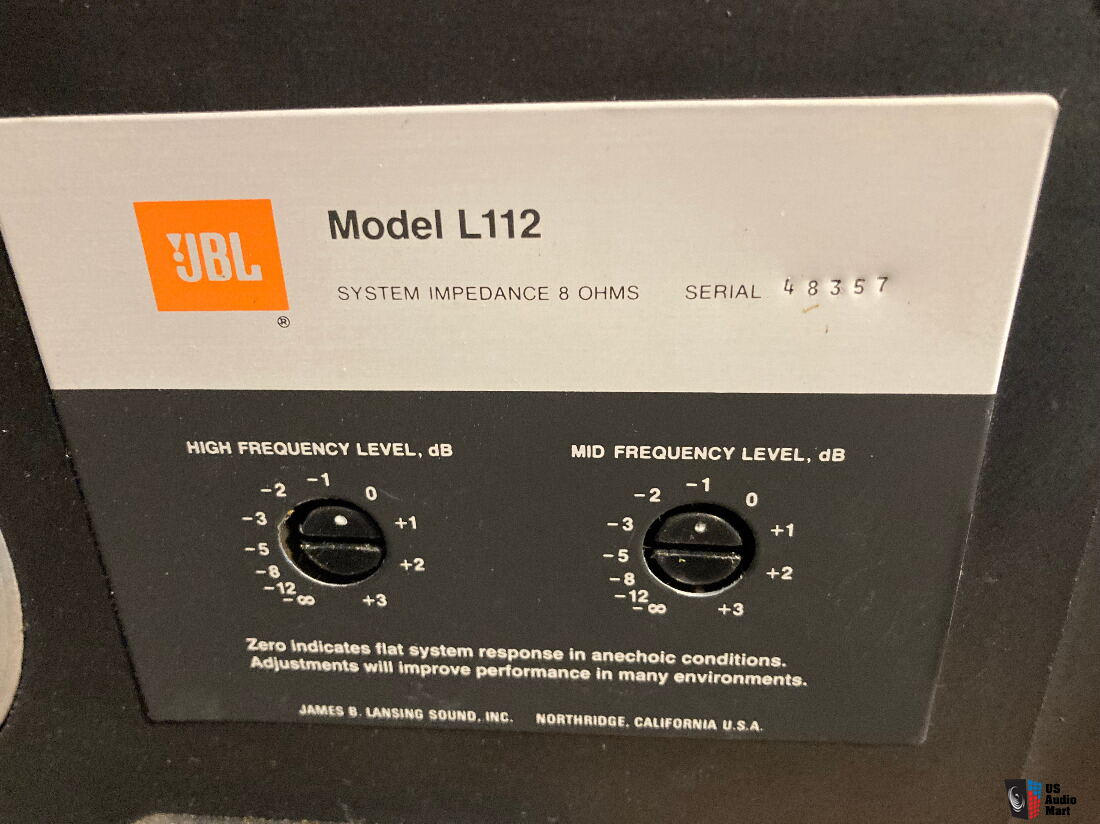 JBL L-112 Vintage Stereo Speakers Photo #3636406 - US Audio Mart