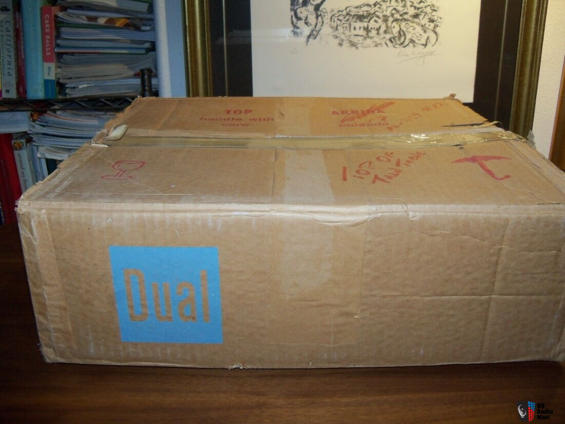 DUAL 1019 Turntable Restored with Plinth and Dust Cover Original Boxes ...