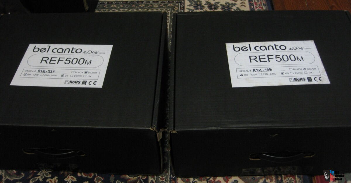 Pair of Bel Canto Design REF500M Monoblocks Photo #3651168 - US Audio Mart