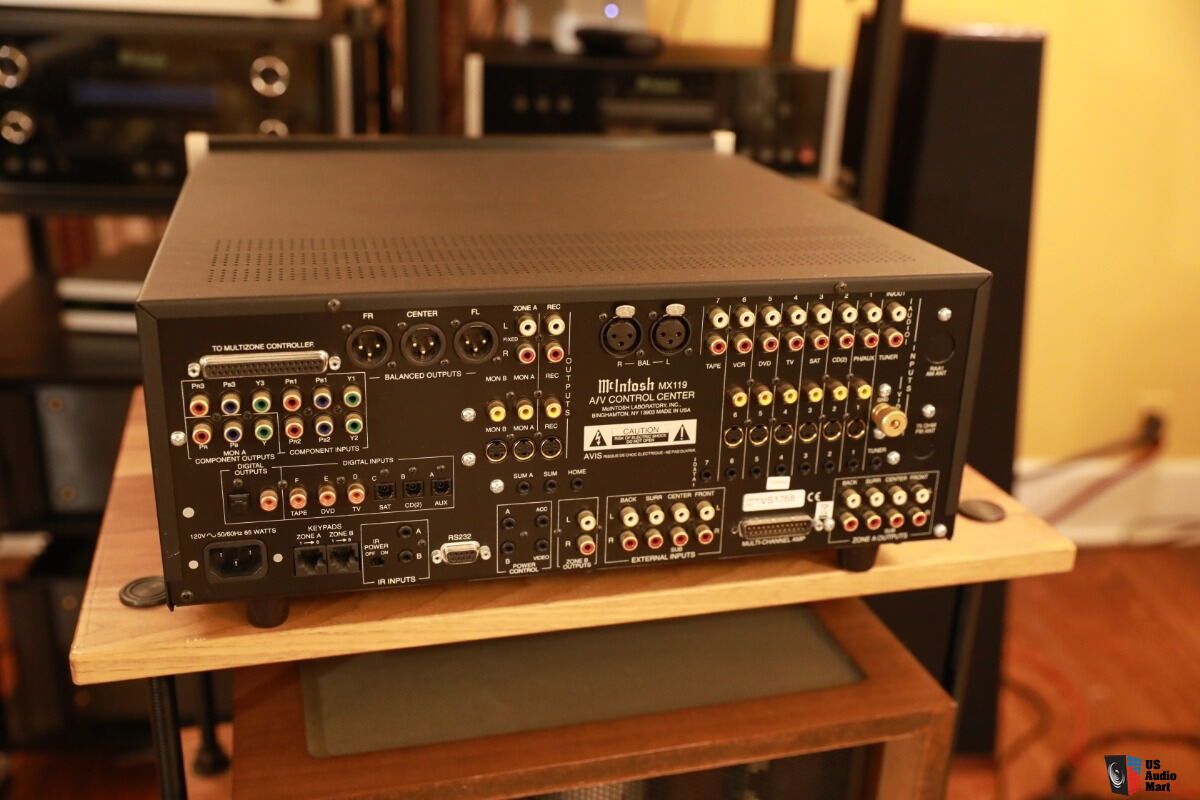McIntosh MX119 AV Control Center Preamplifier Made in USA w Logitech ...