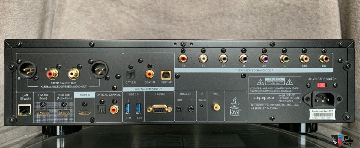 Oppo 205 4K Player For Sale - US Audio Mart
