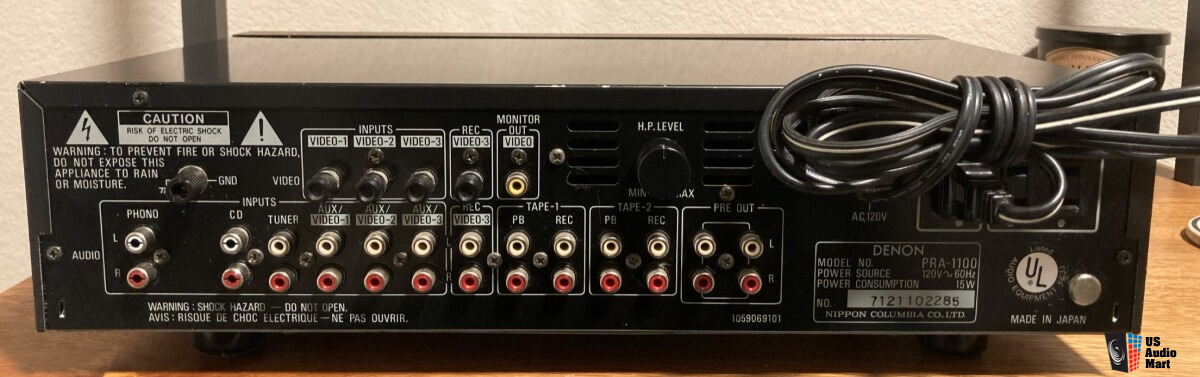 Denon PRA-1100 preamp made in Japan Photo #3663467 - US Audio Mart