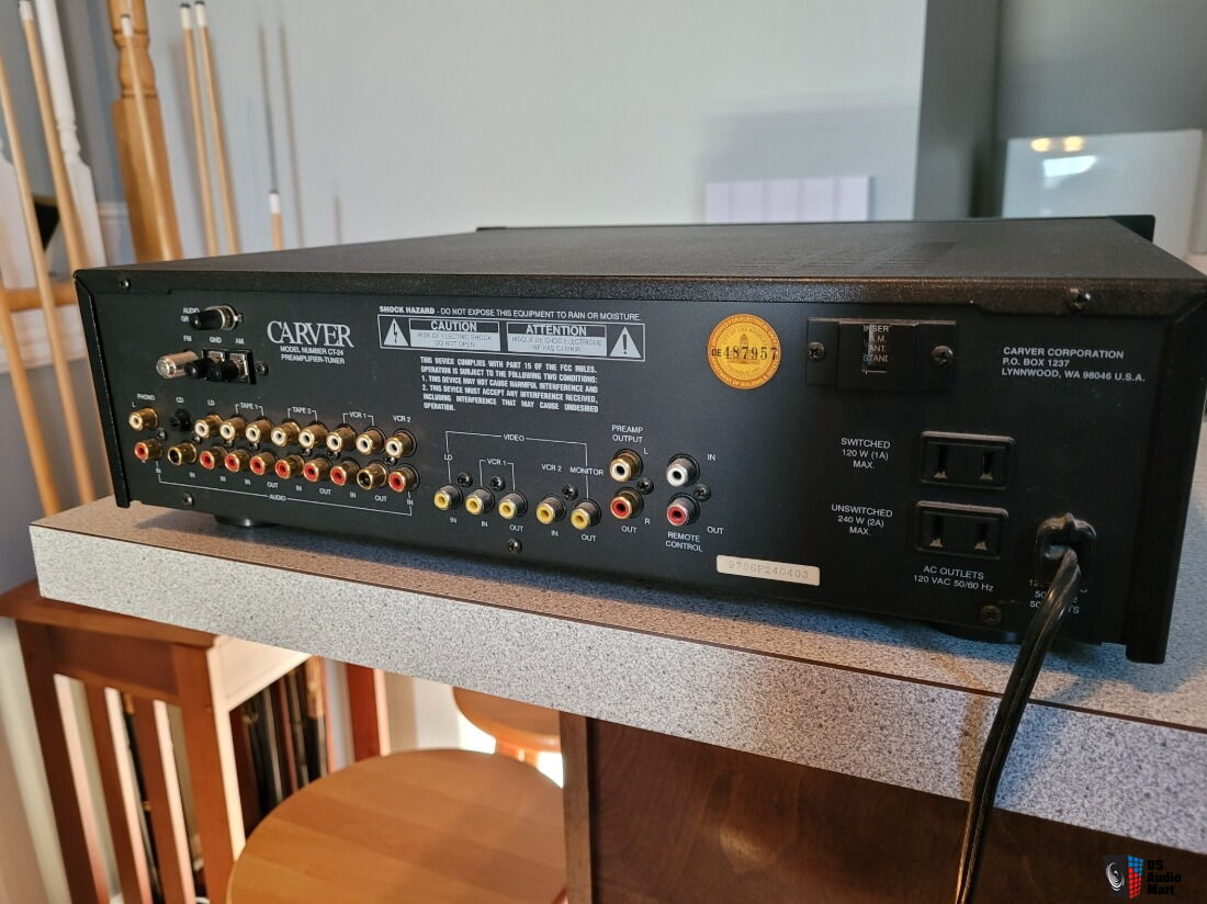 Carver CT-24 Preamp Tuner Photo #3663505 - US Audio Mart
