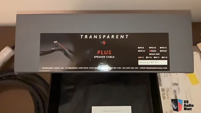 Transparent PLUS cables Gen 5 20 ft pair For Sale - US Audio Mart