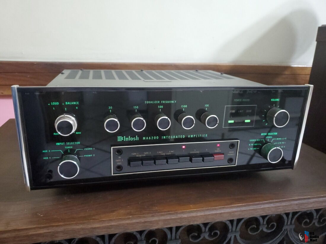 McIntosh MA6200 Stereo Integrated Amplifier Operational Photo #3665921 ...