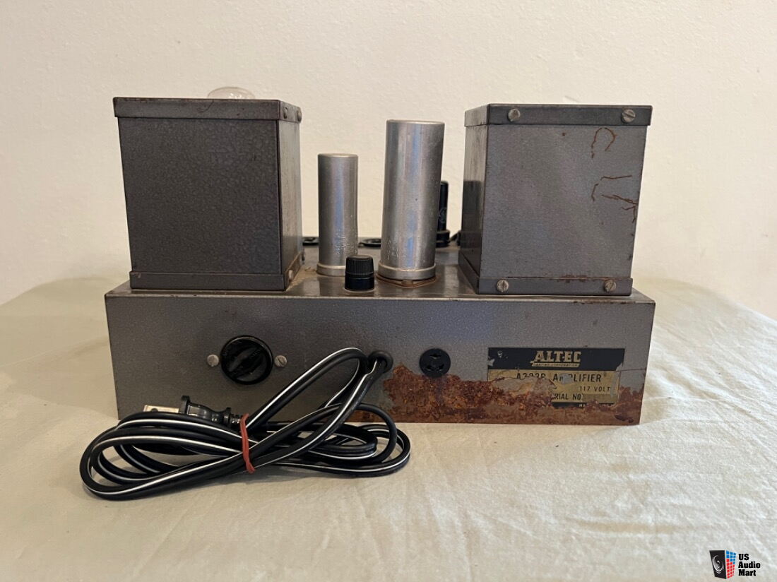 Altec A-323B Rare tube amplifier, been serviced and working condition ...
